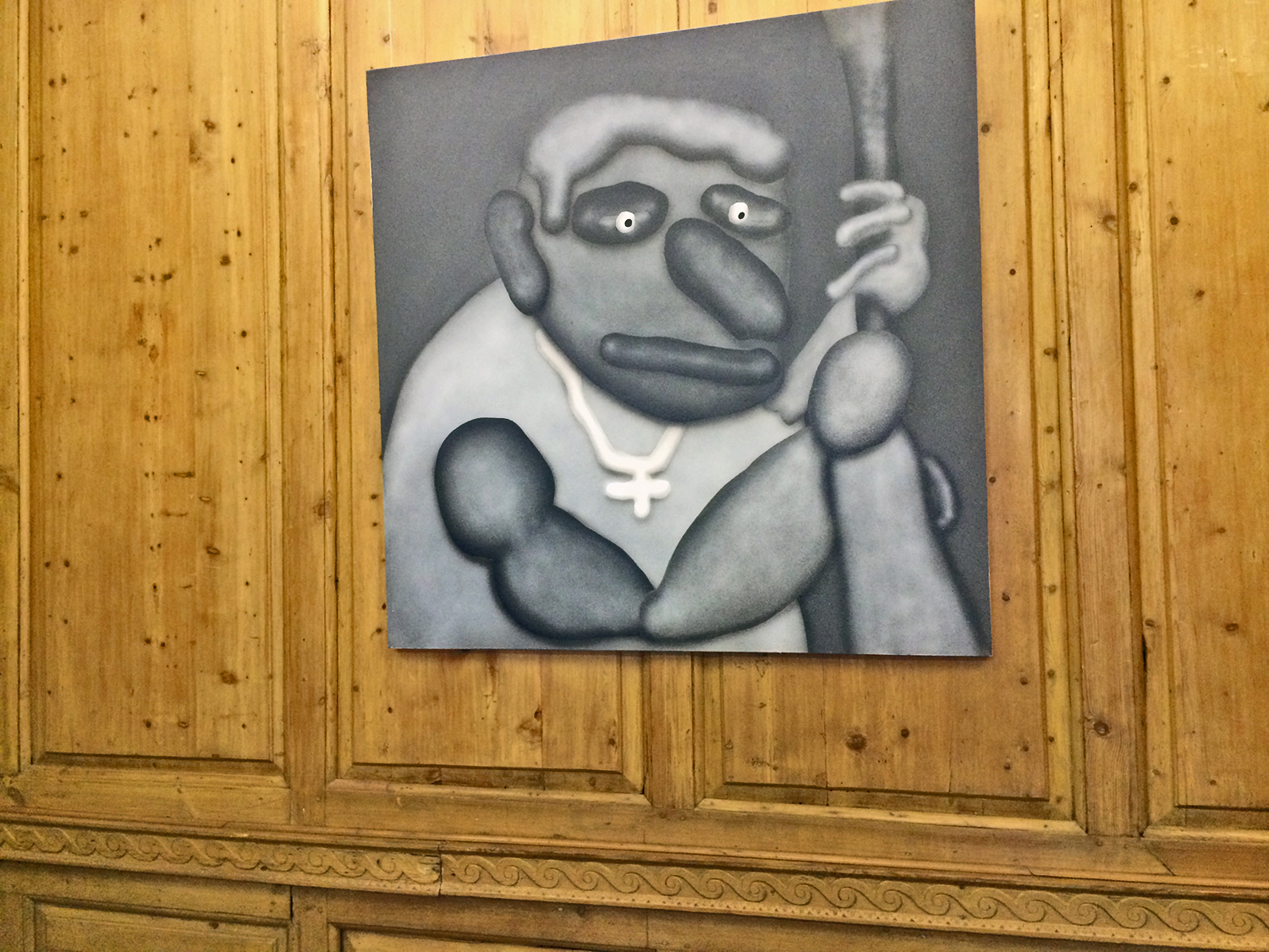 Austin Lee "Mixed Feelings" at Carl Kostyal, London - purple ART