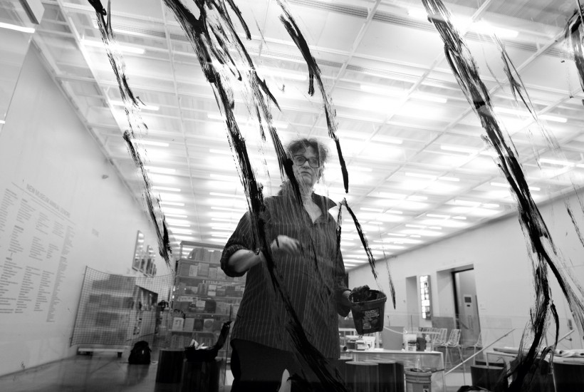 Judith Bernstein - purple MAGAZINE