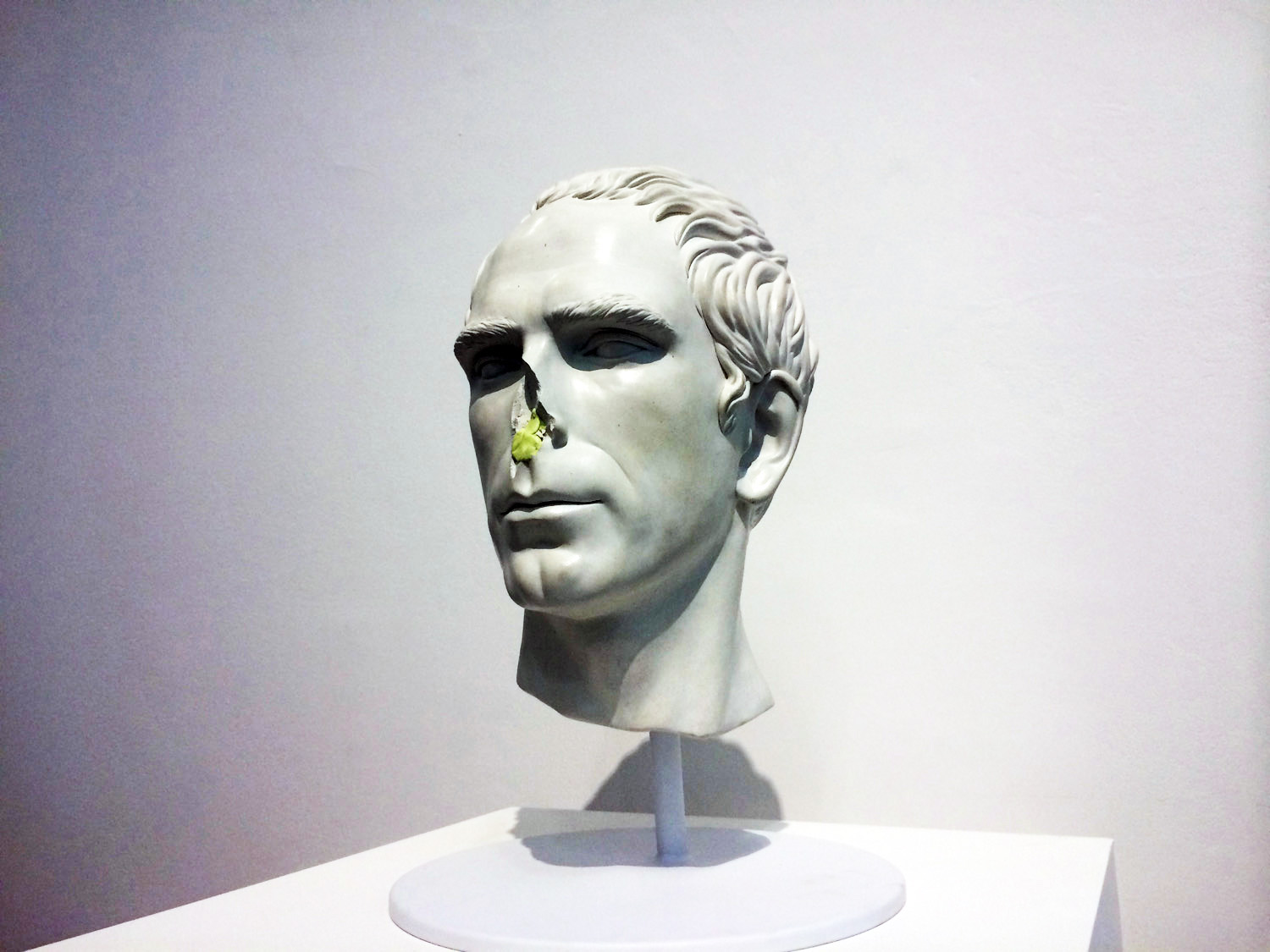 Jonathan Monk "I ♥ 1984" at Lisson Gallery, London - purple ART