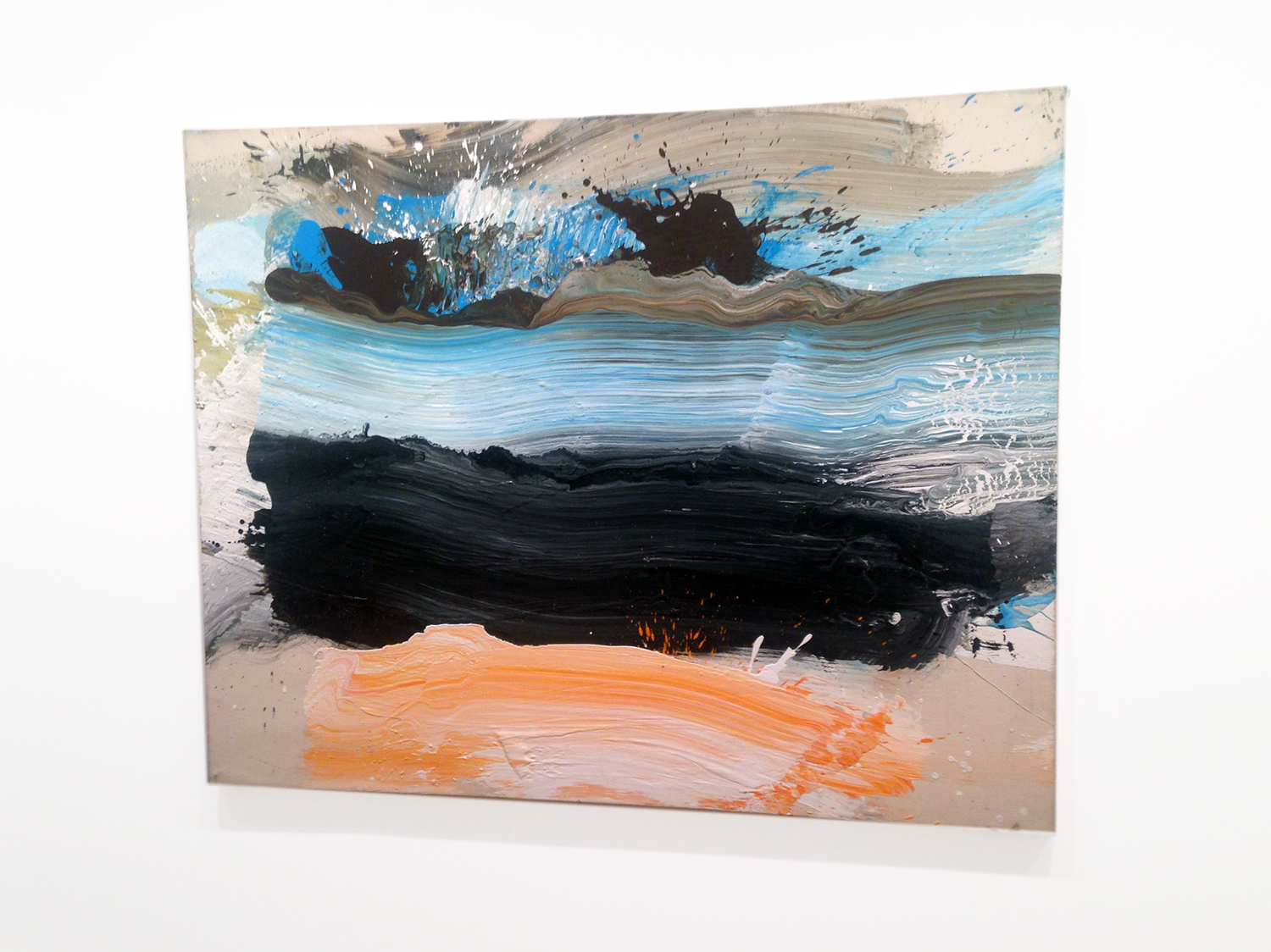 A painting by the African-American abstract expressionist painter Ed ...