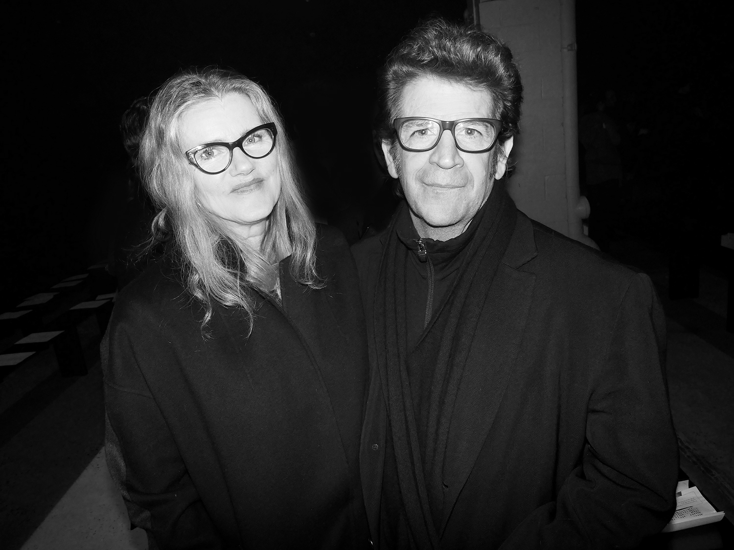 Barbara Sukowa and Robert Longo at the Narciso Rodriguez New York ...