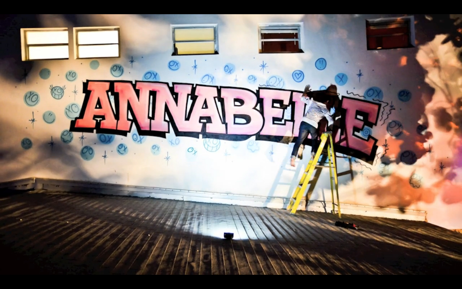 André at the Standard / Love Graffiti at Miami Art Basel - purple ...