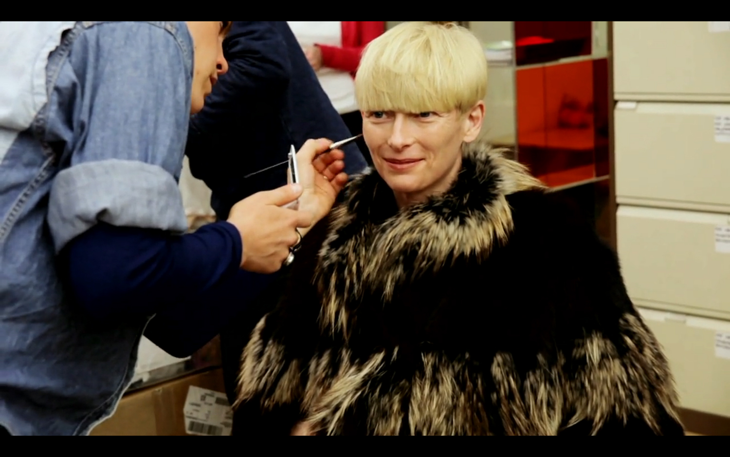 Pringle of Scotland F/W 2011Behind the Scenes - purple TELEVISION