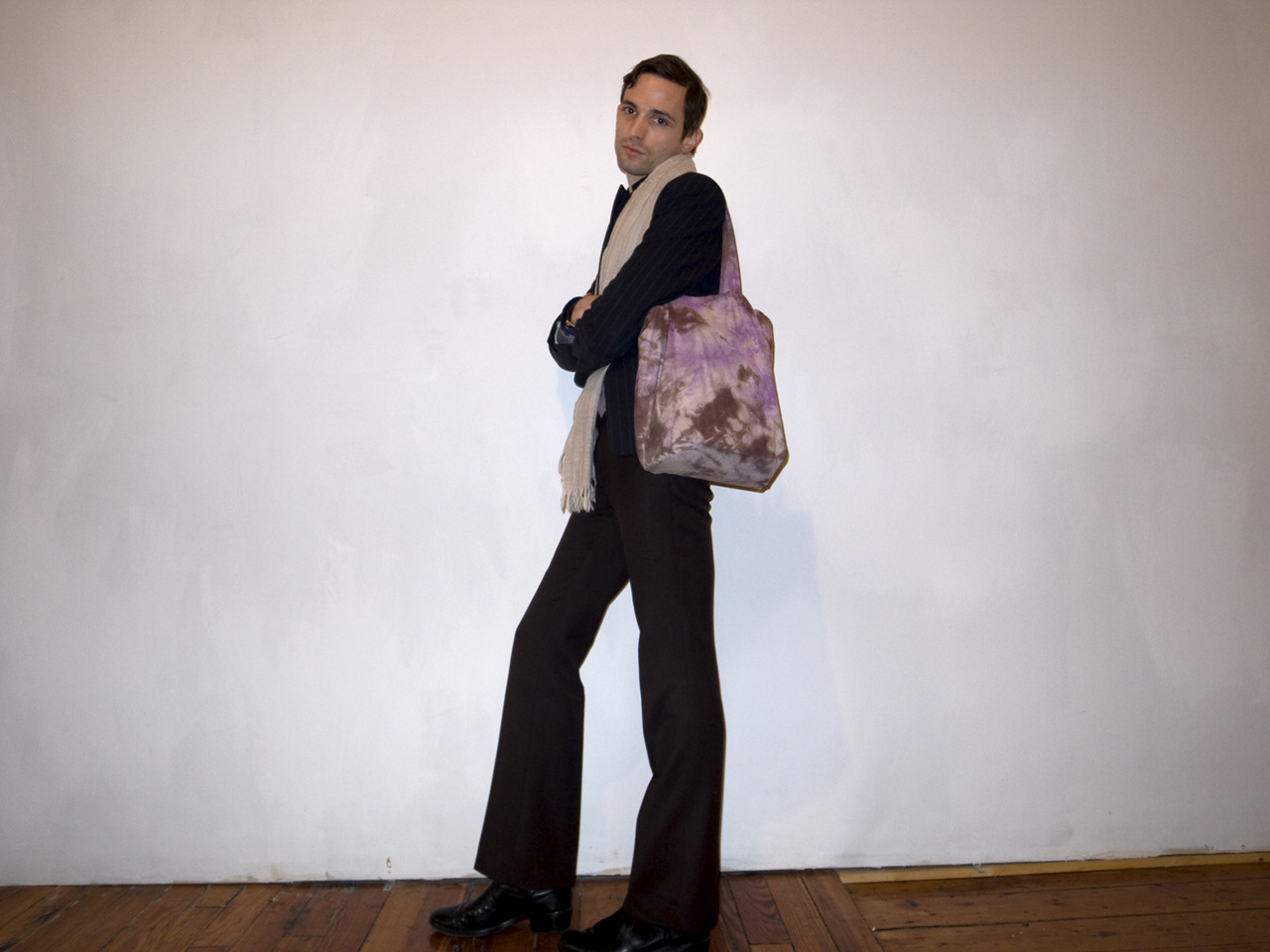 Christopher Niquet at the Purple office, New York. Photo Olivier Zahm ...