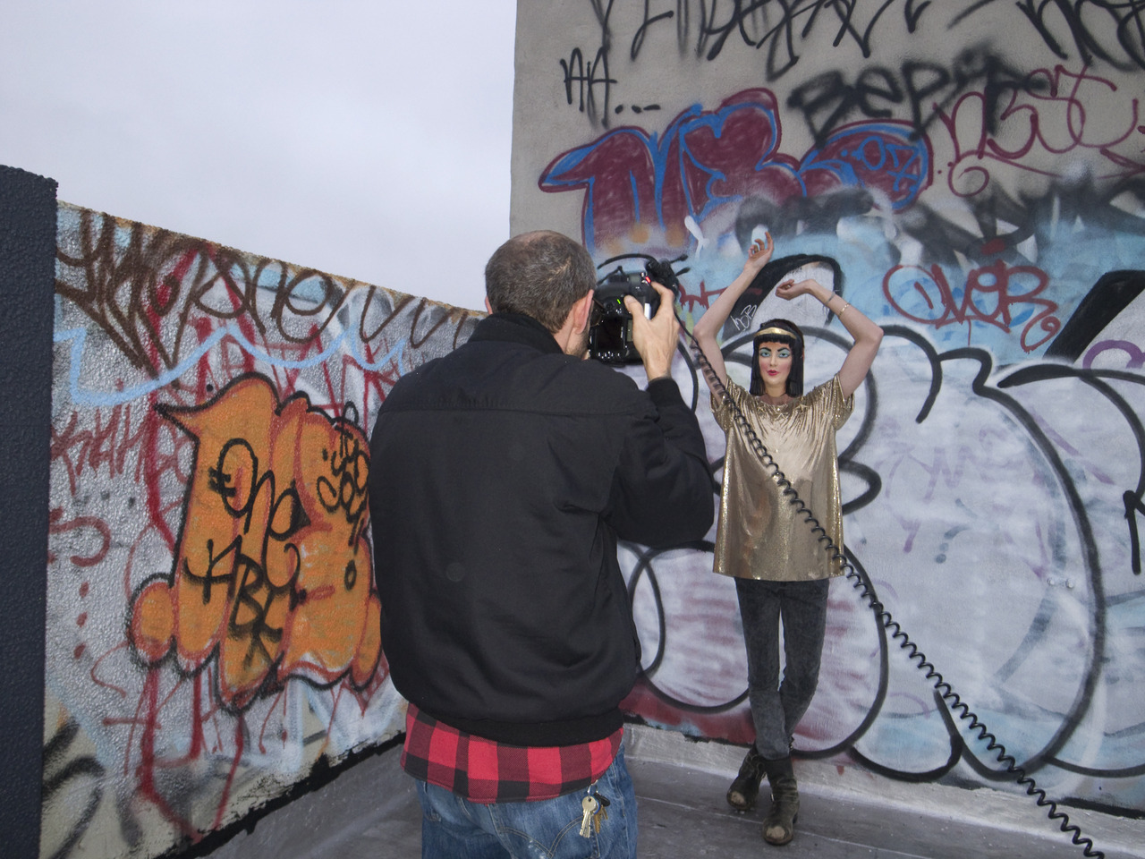 Terry Richardson shooting for the next Purple Fashion, Brooklyn. Photo ...