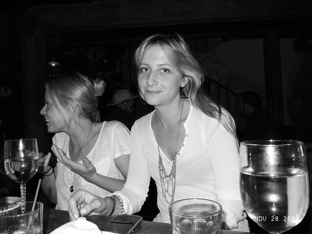 Chrissie Miller from Sophomore and her sister at Bacaro, New York ...