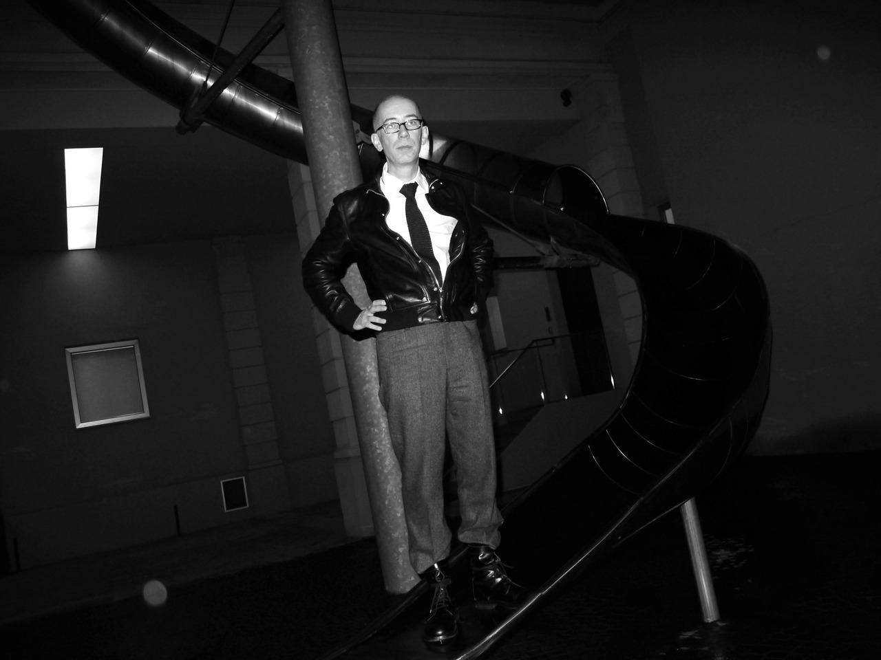 Carsten Holler on his installation in the Prada courtyard (a direct ...