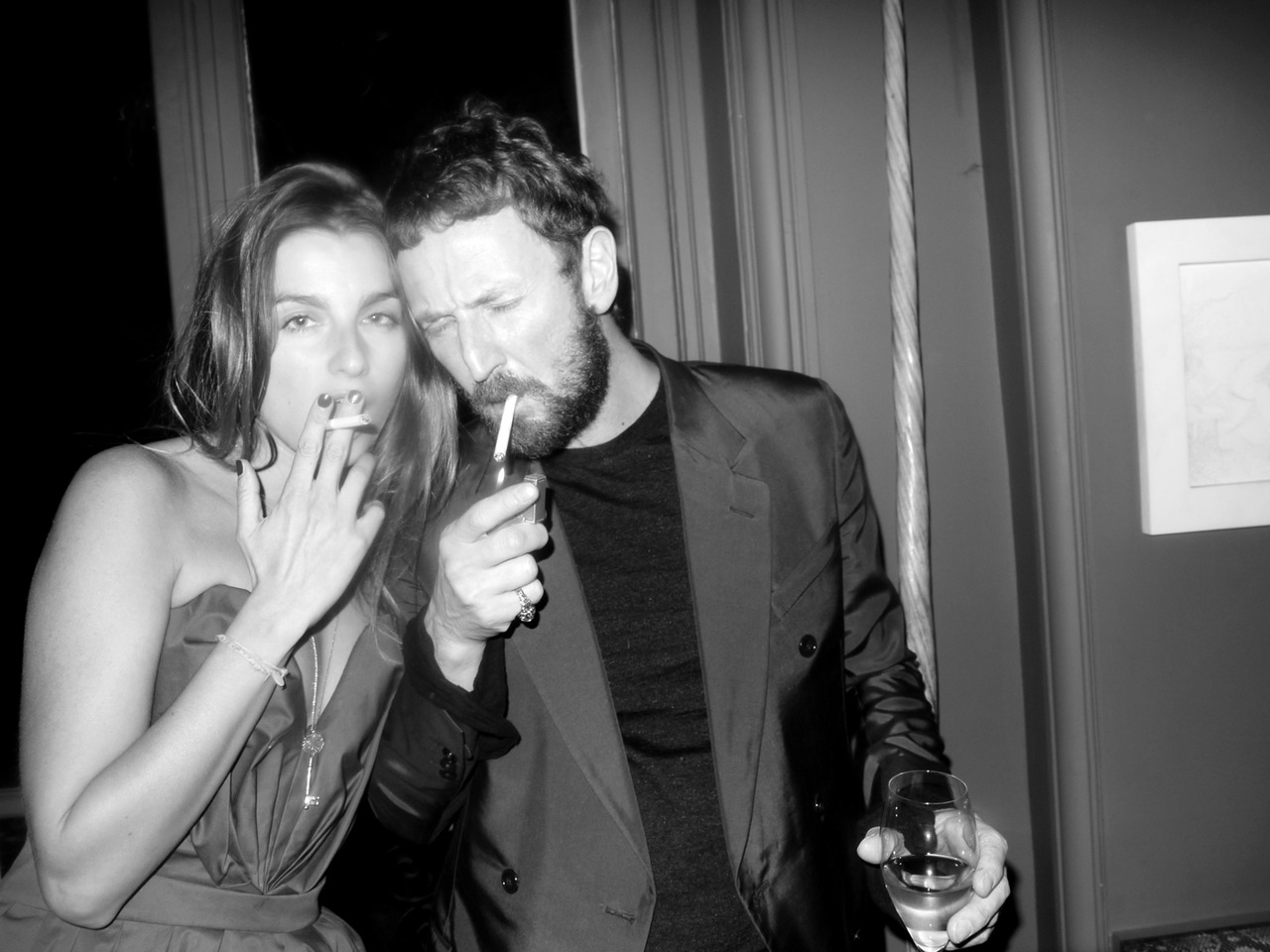 Stefano Pilati’s private after-show soirÃ©e - purple NIGHT