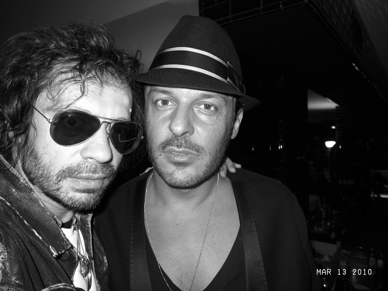 Jean Roch and me for the launch of Barely Private, the new... - purple ...