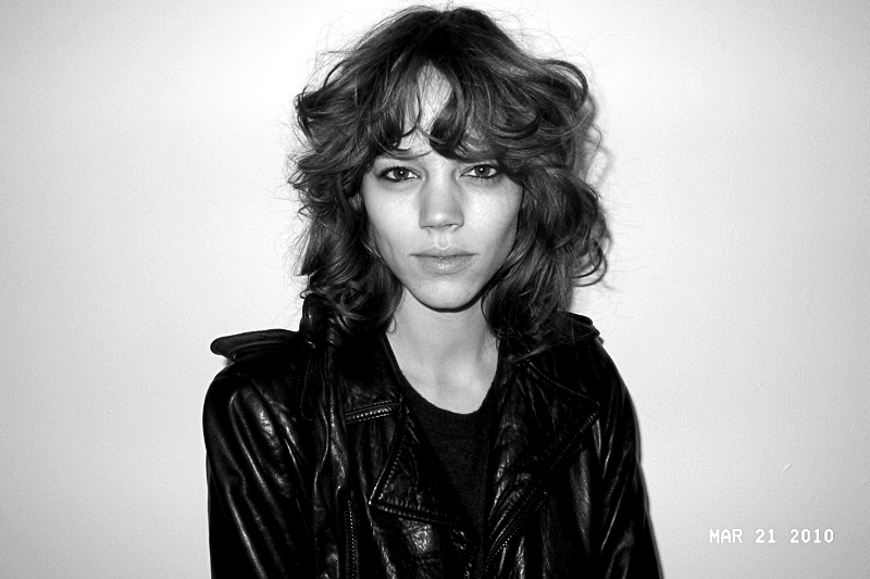 A beautiful portrait of Freja, Paris. Photo Terry Richardson - purple DIARY