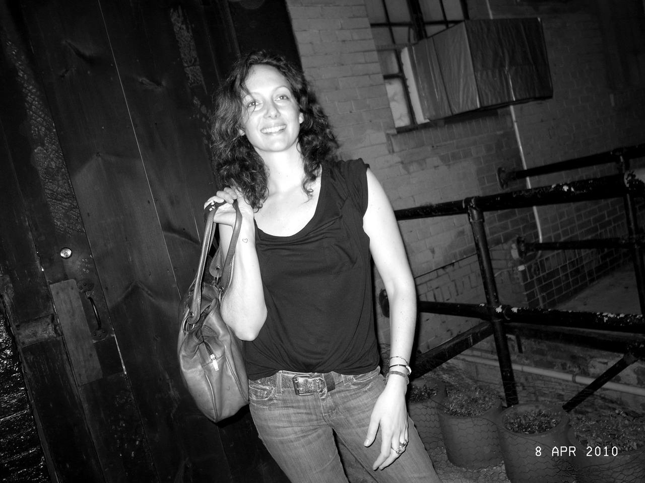 Jade Berreau outside Omen, New York. Photo Olivier Zahm - purple NIGHT