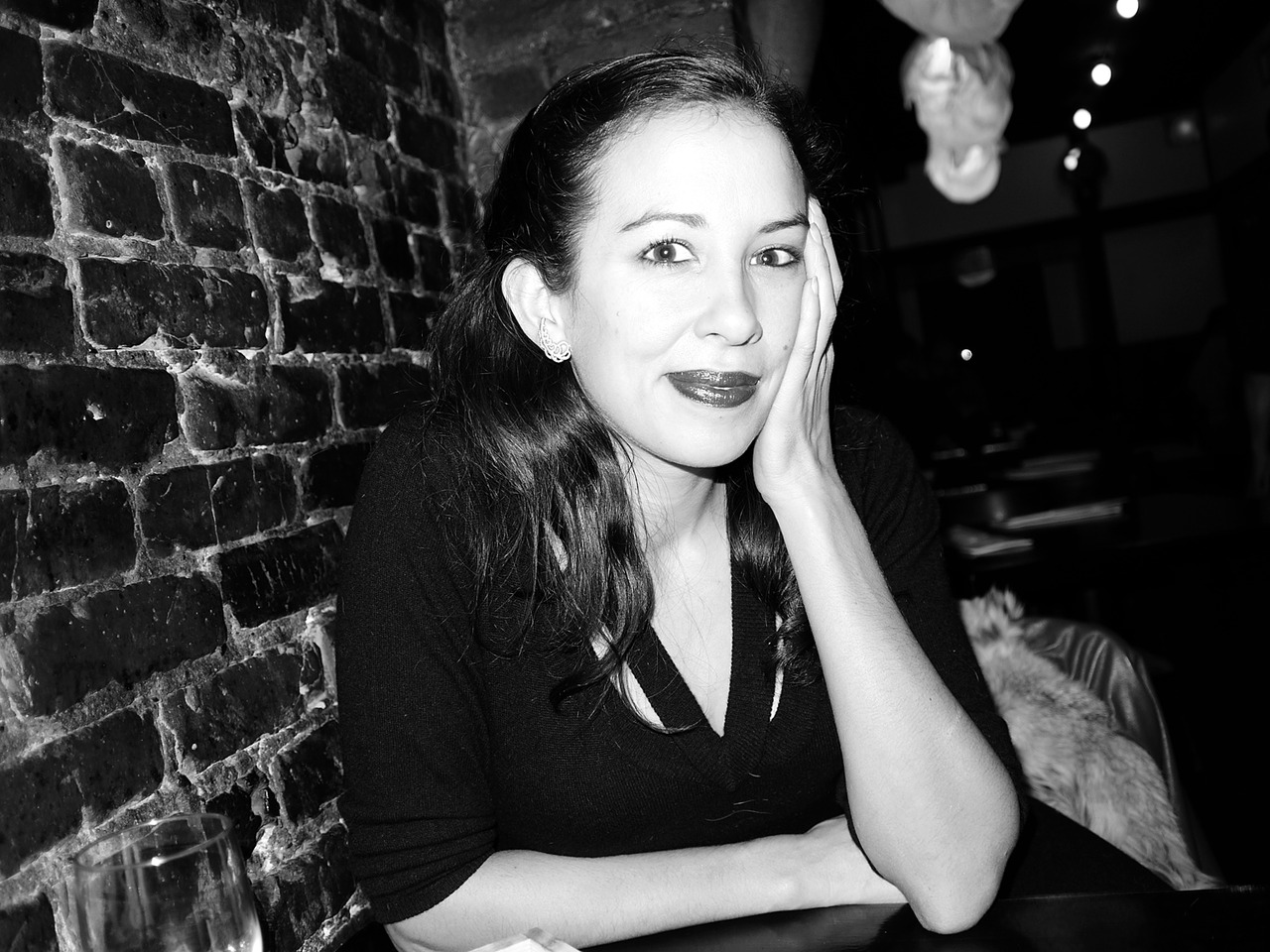 My friend and Purple photographer Annabel Mehran at Omen, New York ...