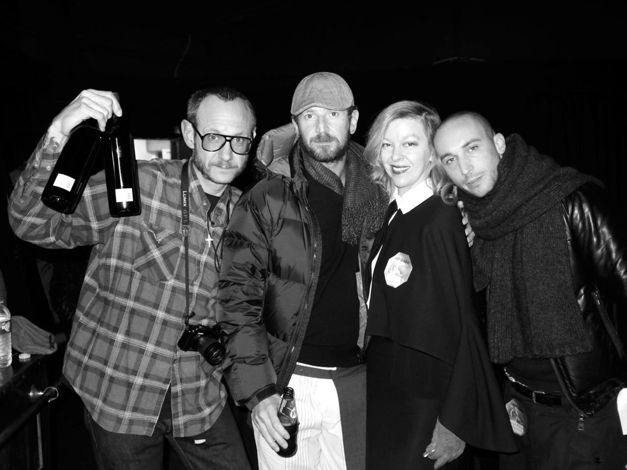 Terry Richardson, Stefano Pilati, Kim Avella, and Philippe Contini ...