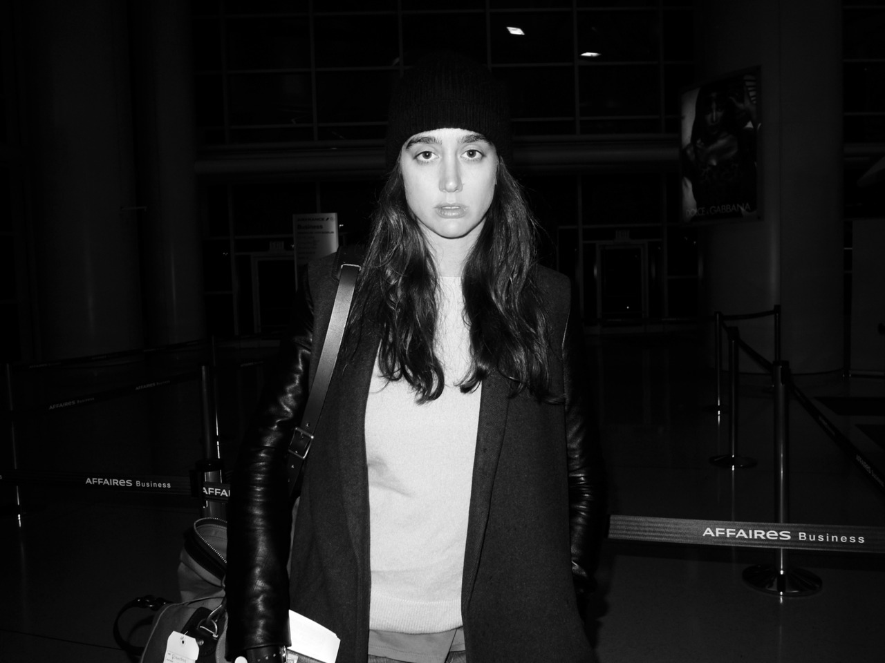 Natacha Ramsay-Levi at JFK airport before heading back in Paris, New ...