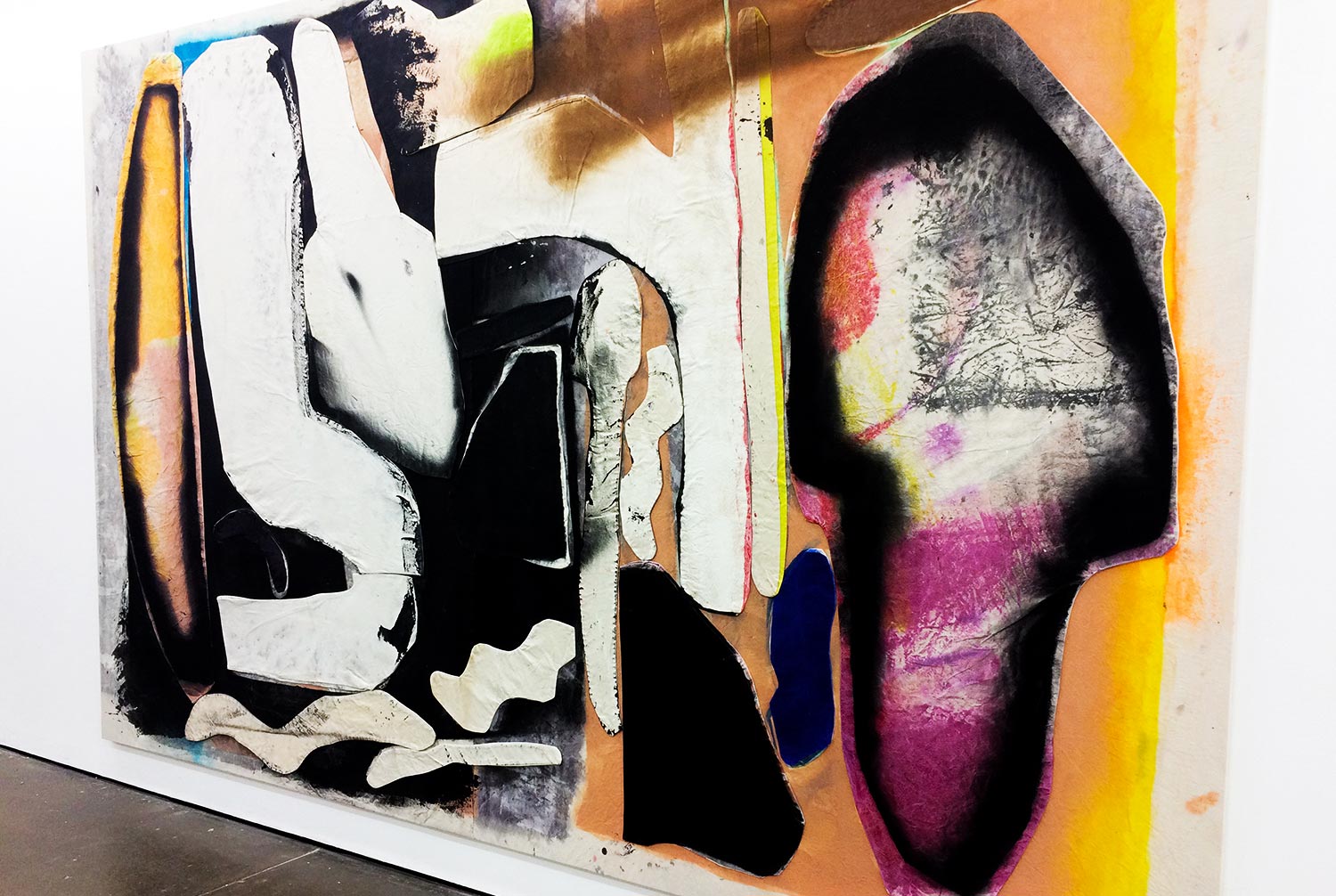 Jess Fuller "Fairy Smoke" Exhibition at Herald St, London - purple ART