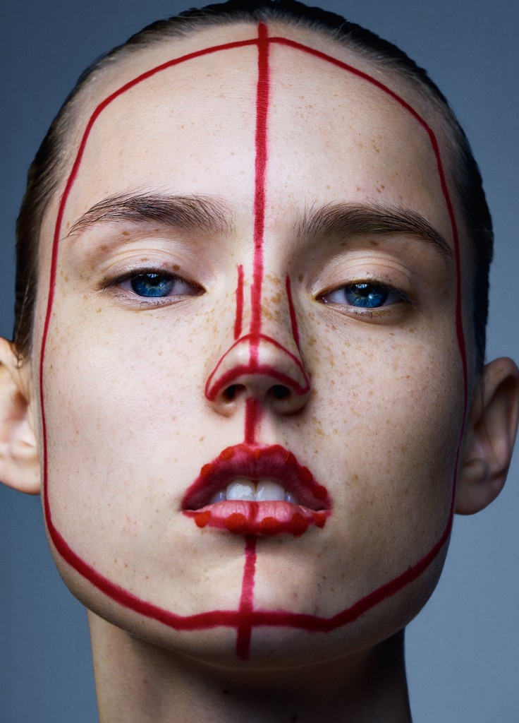 Face Mapping - purple MAGAZINE