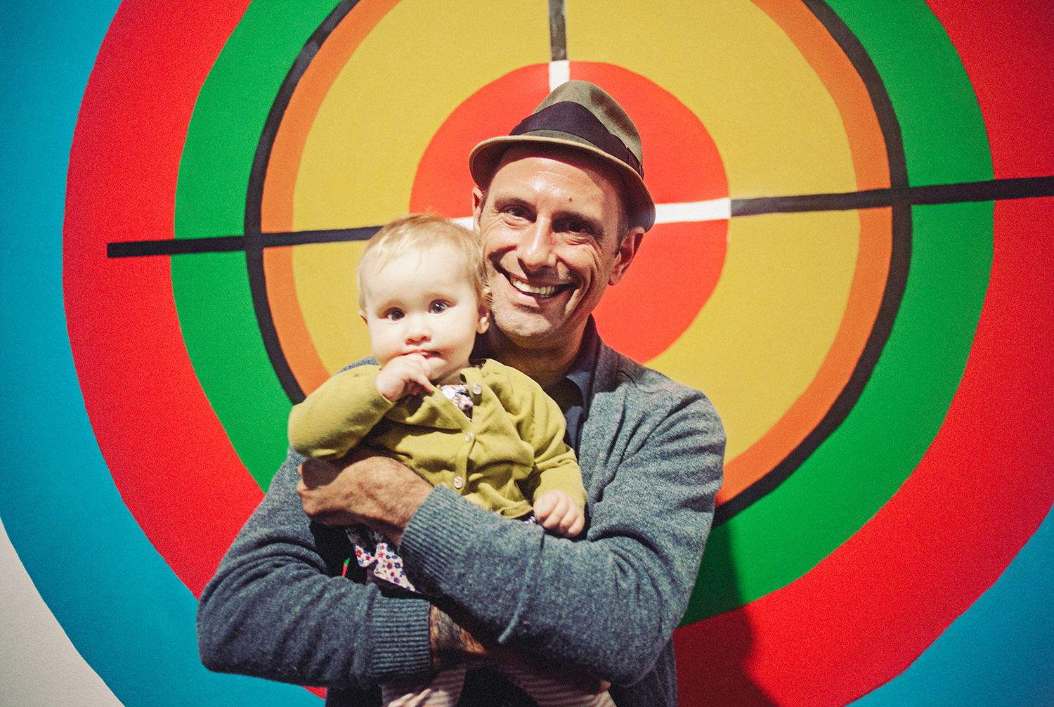 Aaron Rose "Totems" opening at Circle Culture Gallery, Paris - purple ART