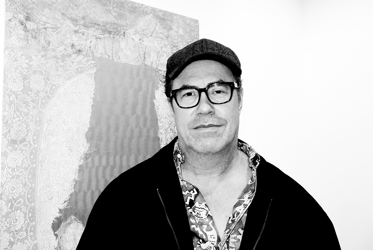 Mark Flood at his "American Buffet Upgrade" exhibition opening at ...