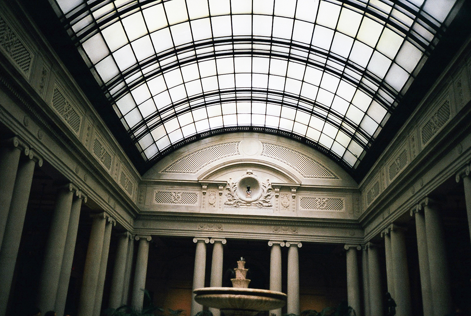 A view into The Frick Collection, New York - purple ART
