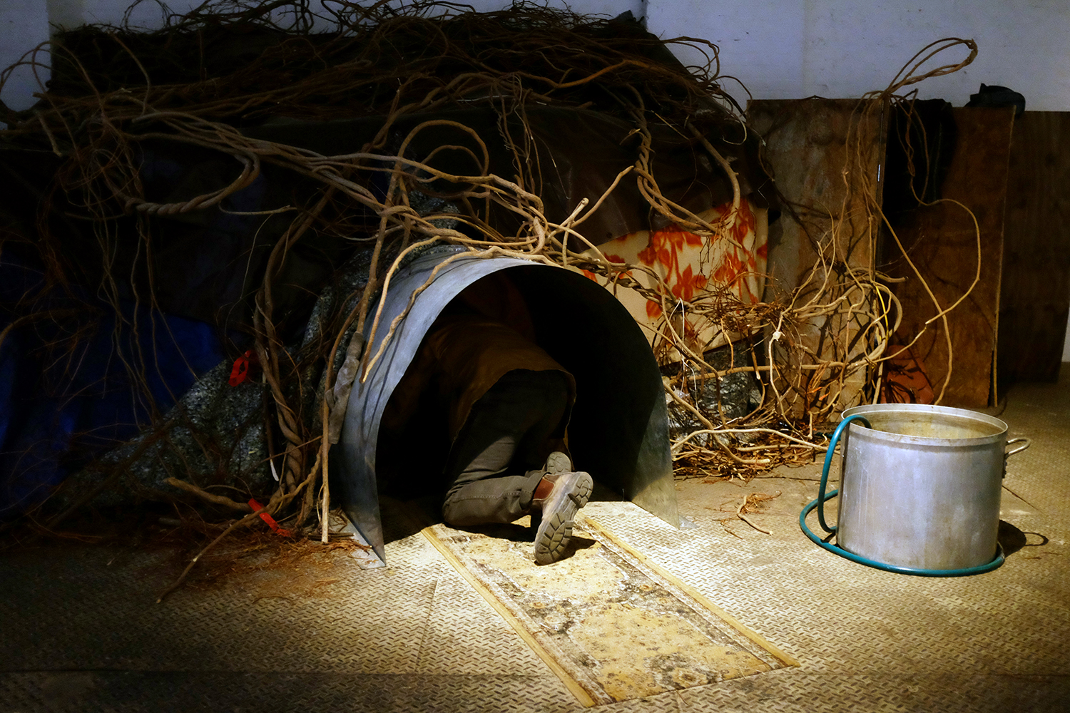 "Watermark" a group exhibition at Signal Gallery, New York - purple ART