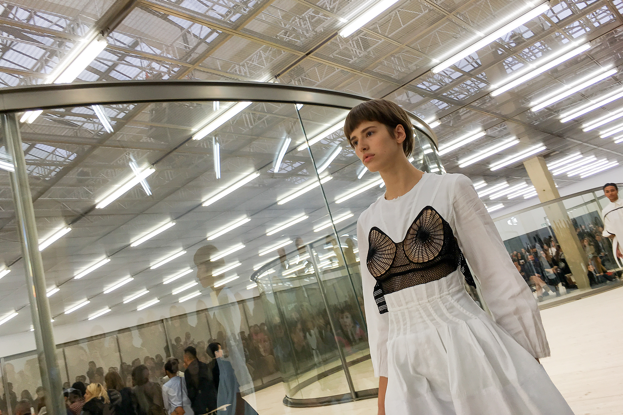 Céline S/S 2017 show at Tennis Club de Paris, Paris - purple FASHION