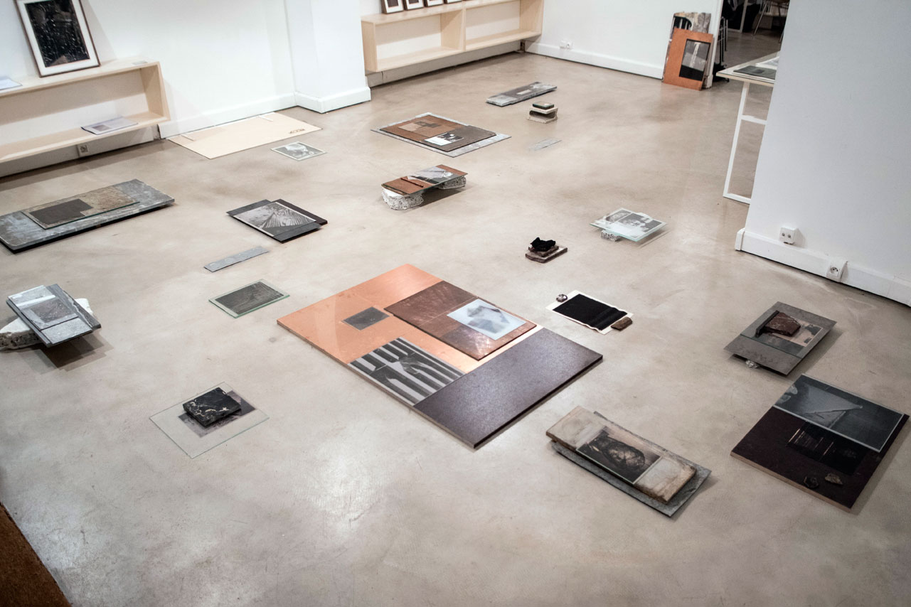 Thomas Hauser solo show at Office Un-Spaced, Paris - purple ART