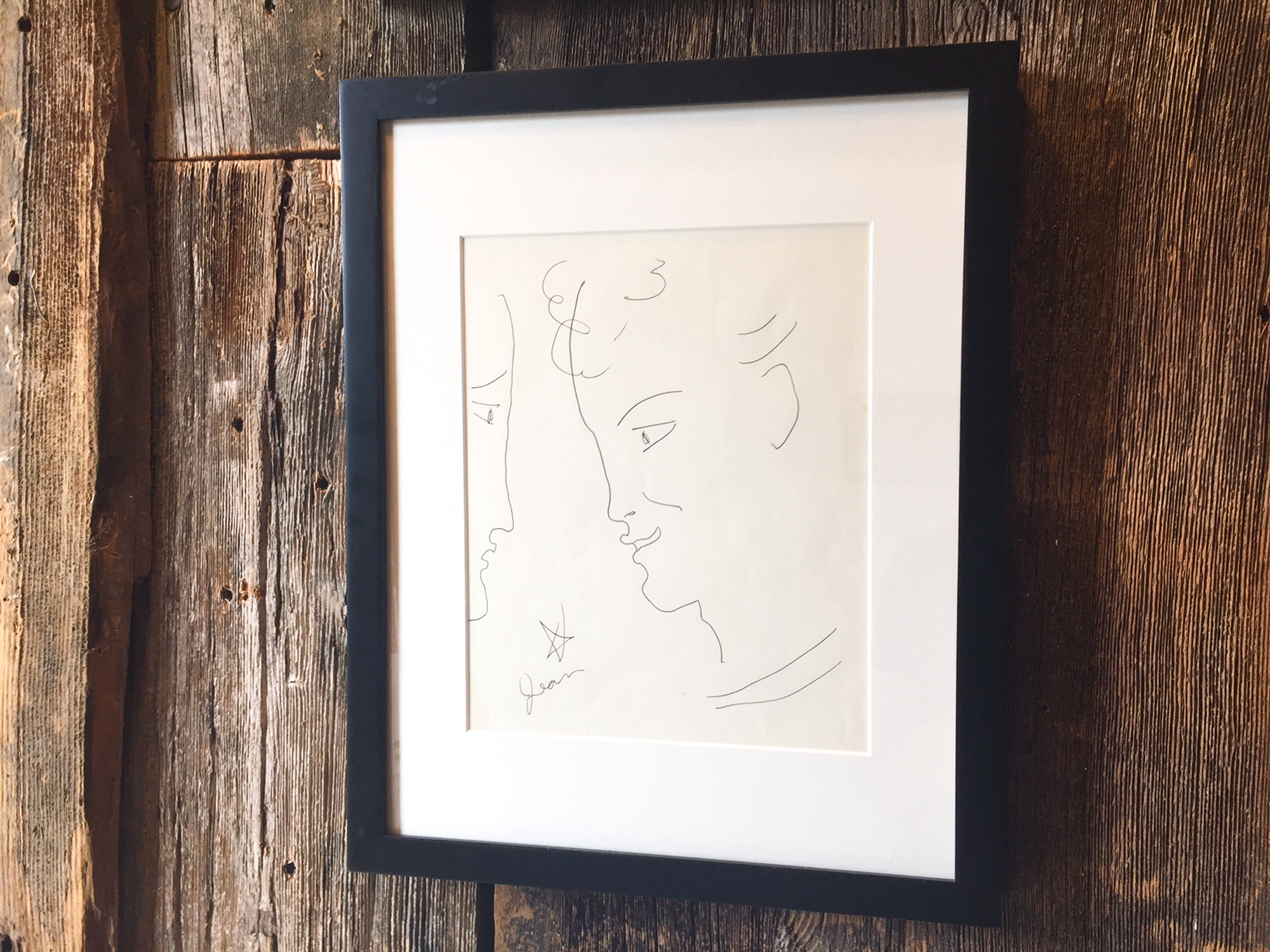 Rene Ricard exhibition at Melet Mercantile, Montauk - purple ART