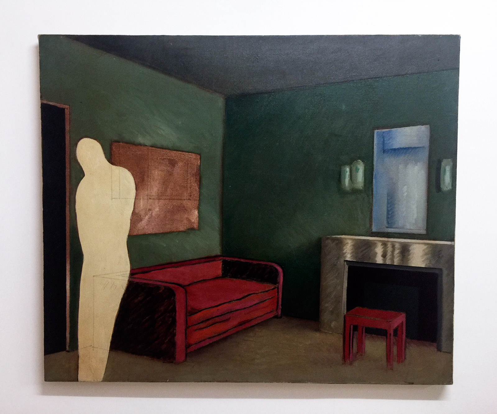 Duncan Hannah "Early Days" at Half Gallery, New York - purple ART