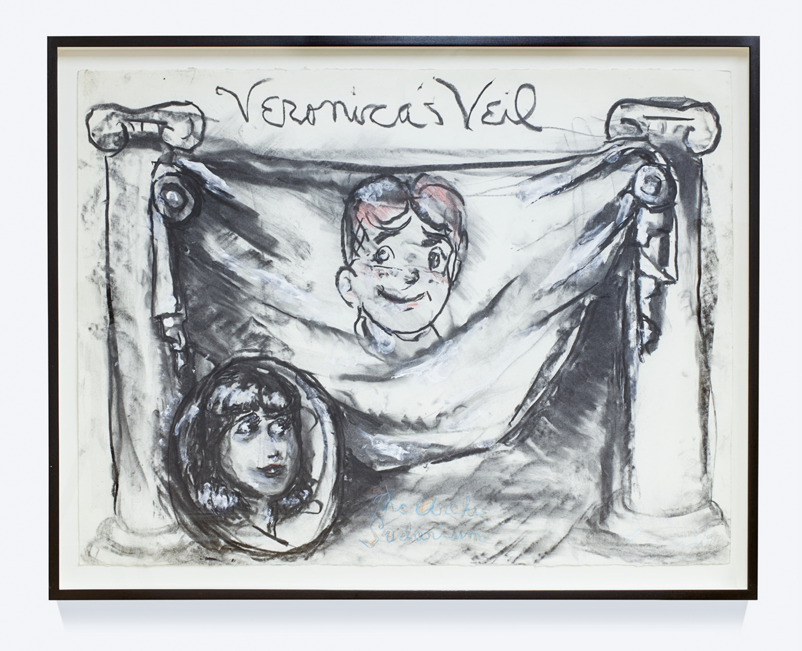 René Ricard booth with Half Gallery at NADA, Miami - purple ART