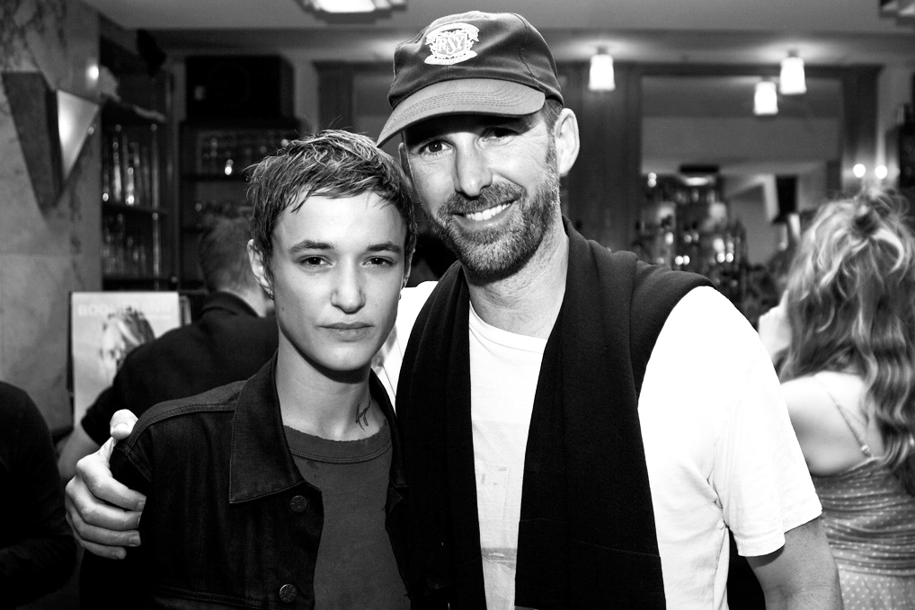 Matthew Frost's "BOOMERANG" screening at Hotel Amour, Paris - purple NIGHT