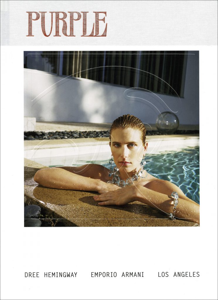 cover #13 emporio armani - purple MAGAZINE