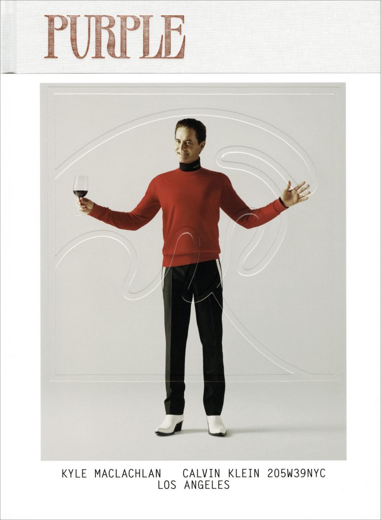 cover #8 calvin klein - purple MAGAZINE