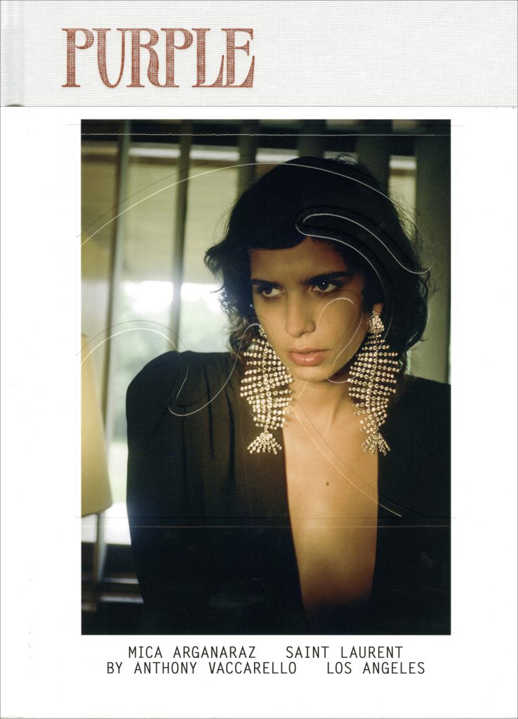 cover #12 saint laurent - purple MAGAZINE