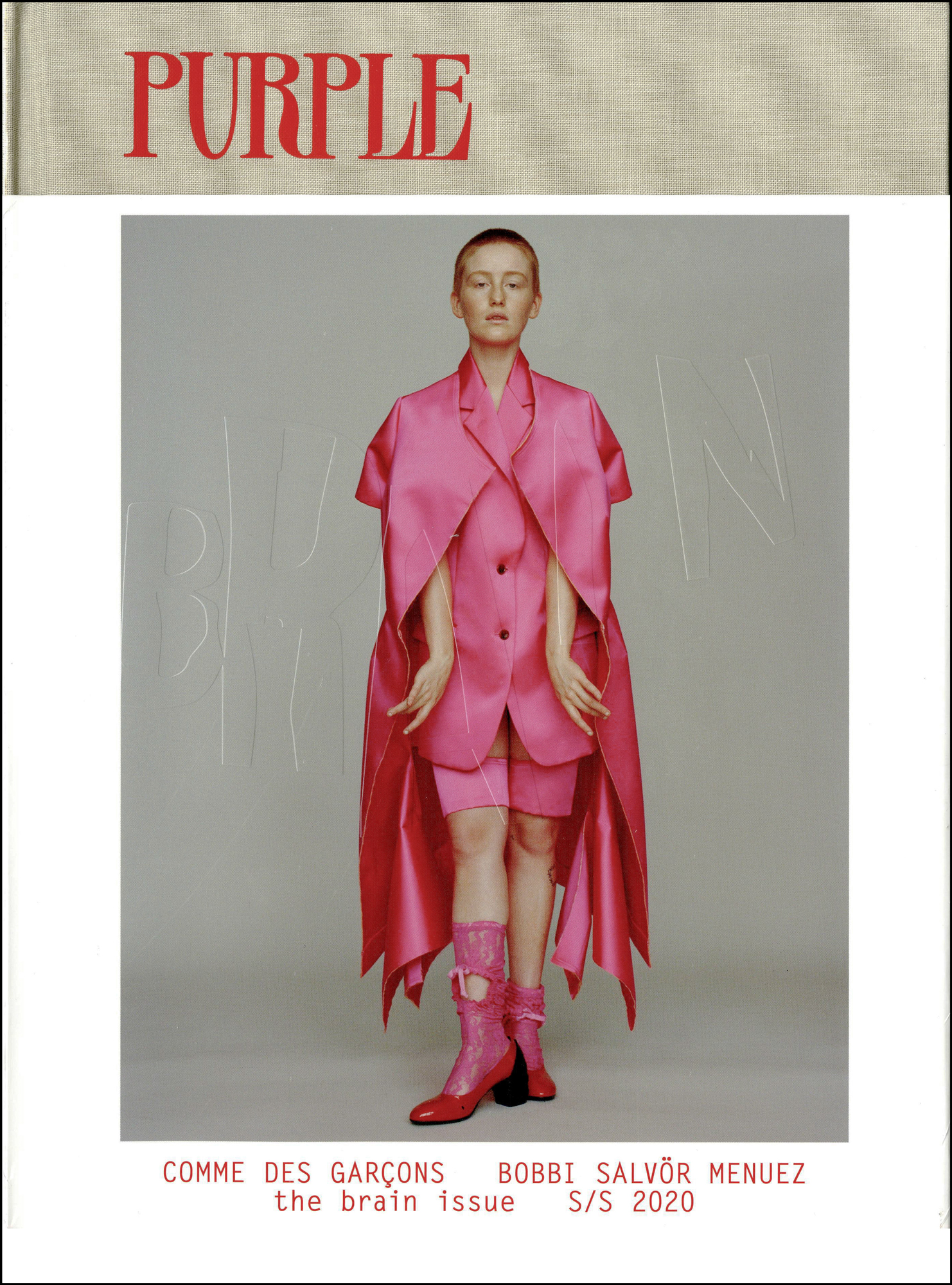 cover #12 comme des garçons - purple MAGAZINE