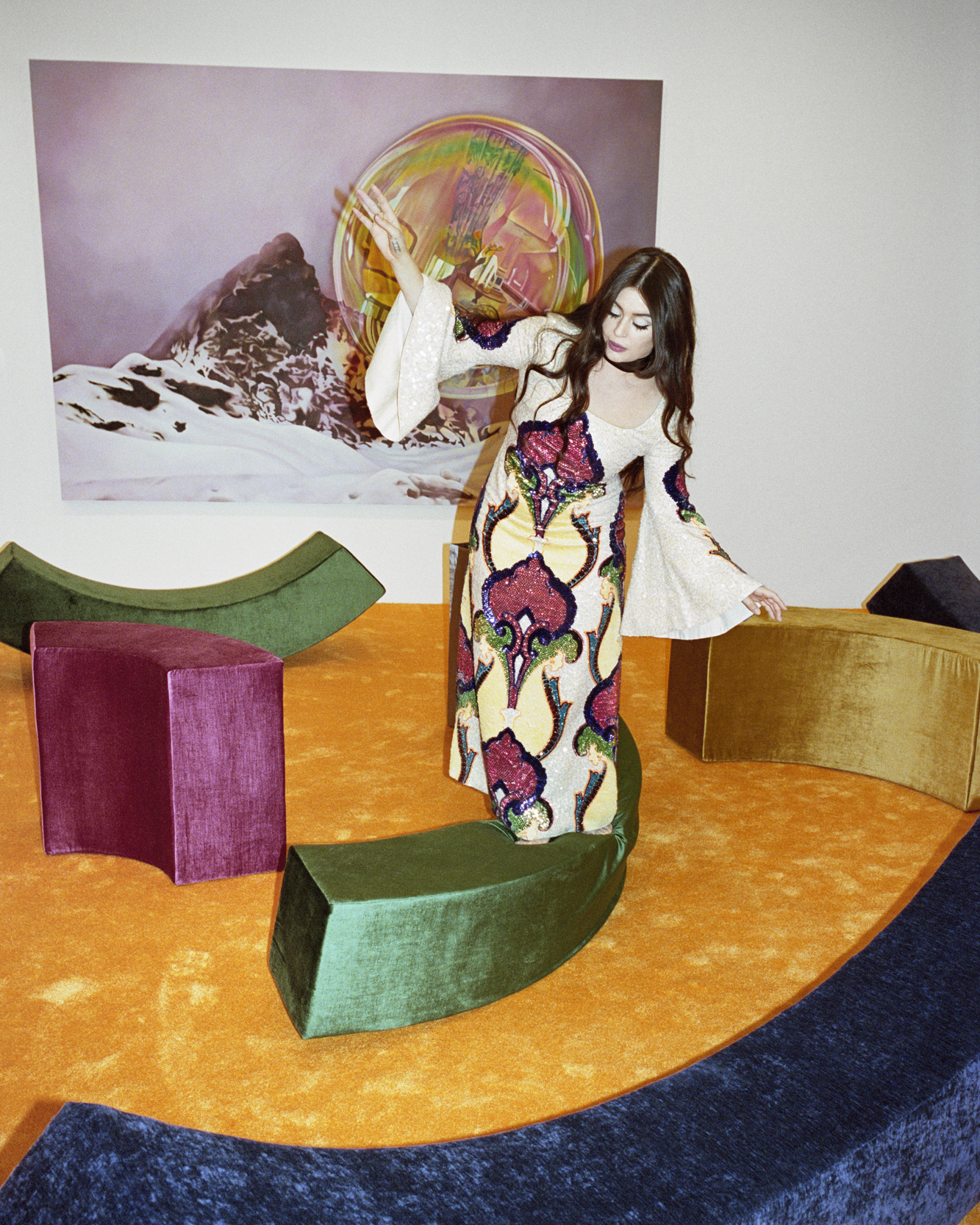 "Unweave A Rainbow" an exhibition by Ariana Papademetropoulos - purple ART