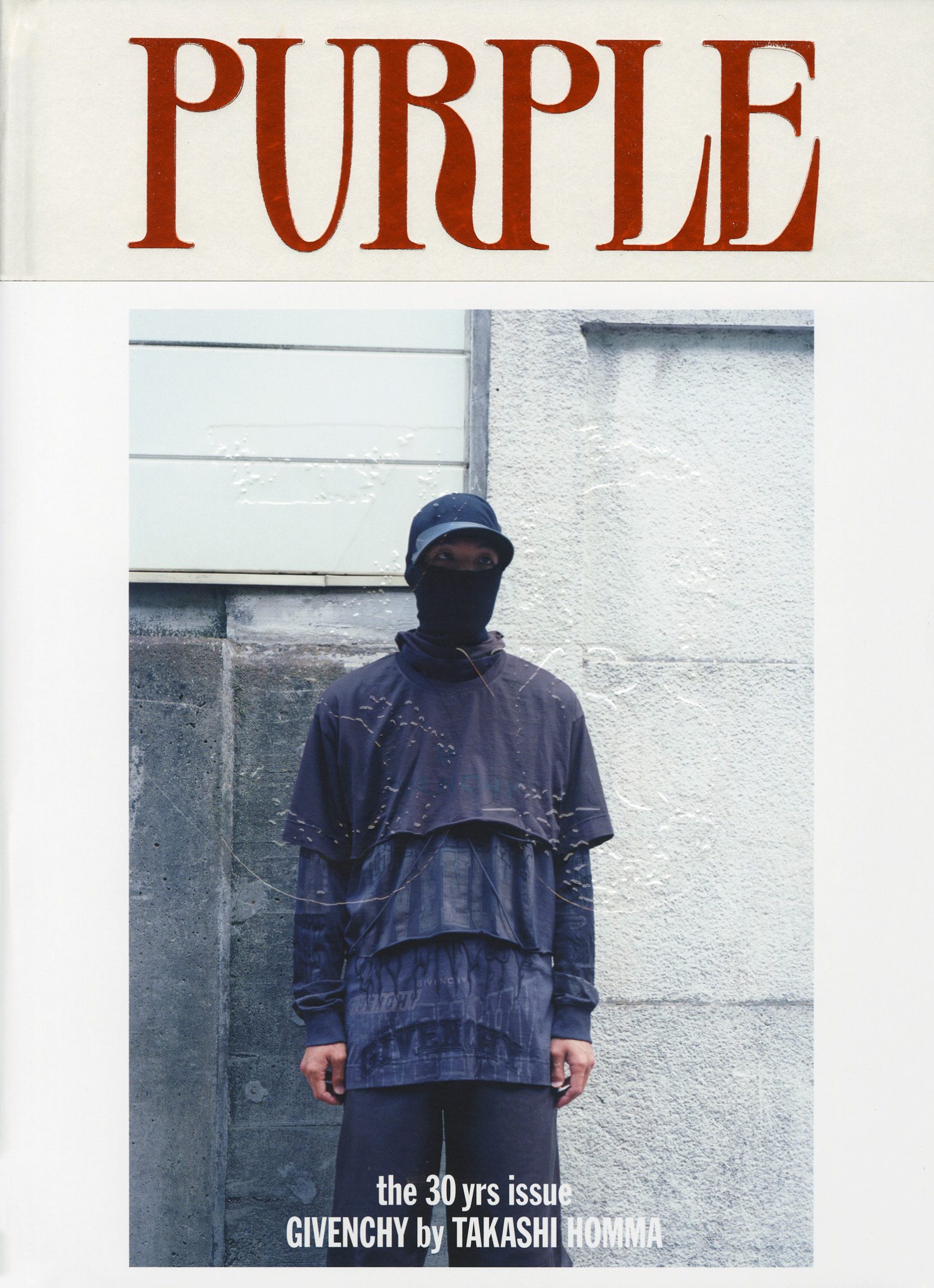 tateishi east tokyo givenchy f/w 2022 - purple MAGAZINE