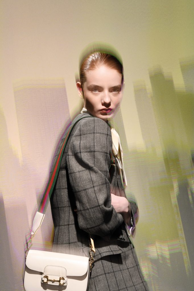 Alyda Grace In Gucci Spring/Summer 2023 - purple MAGAZINE