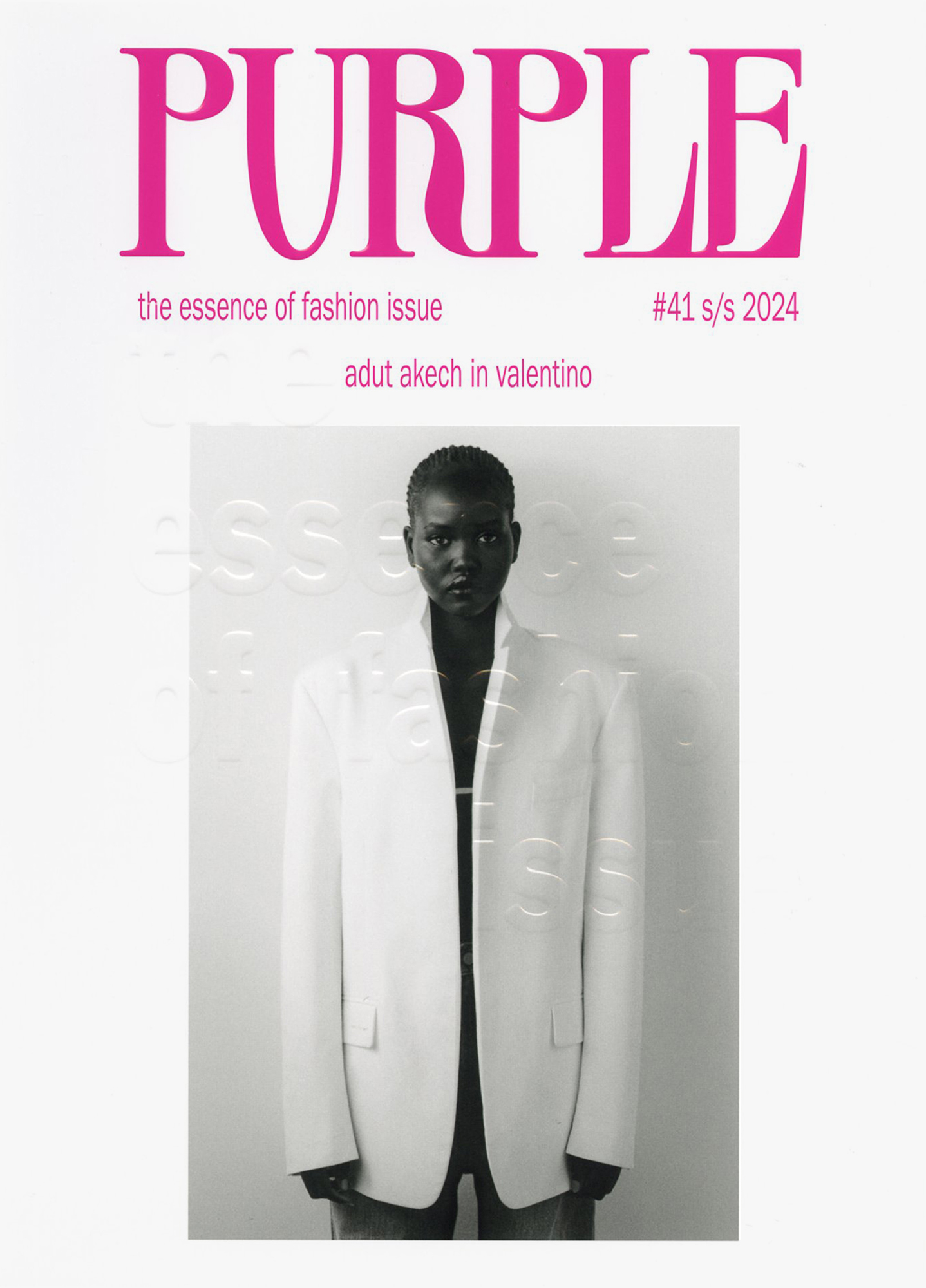 cover #7 valentino s/s 2024 l'école - purple MAGAZINE