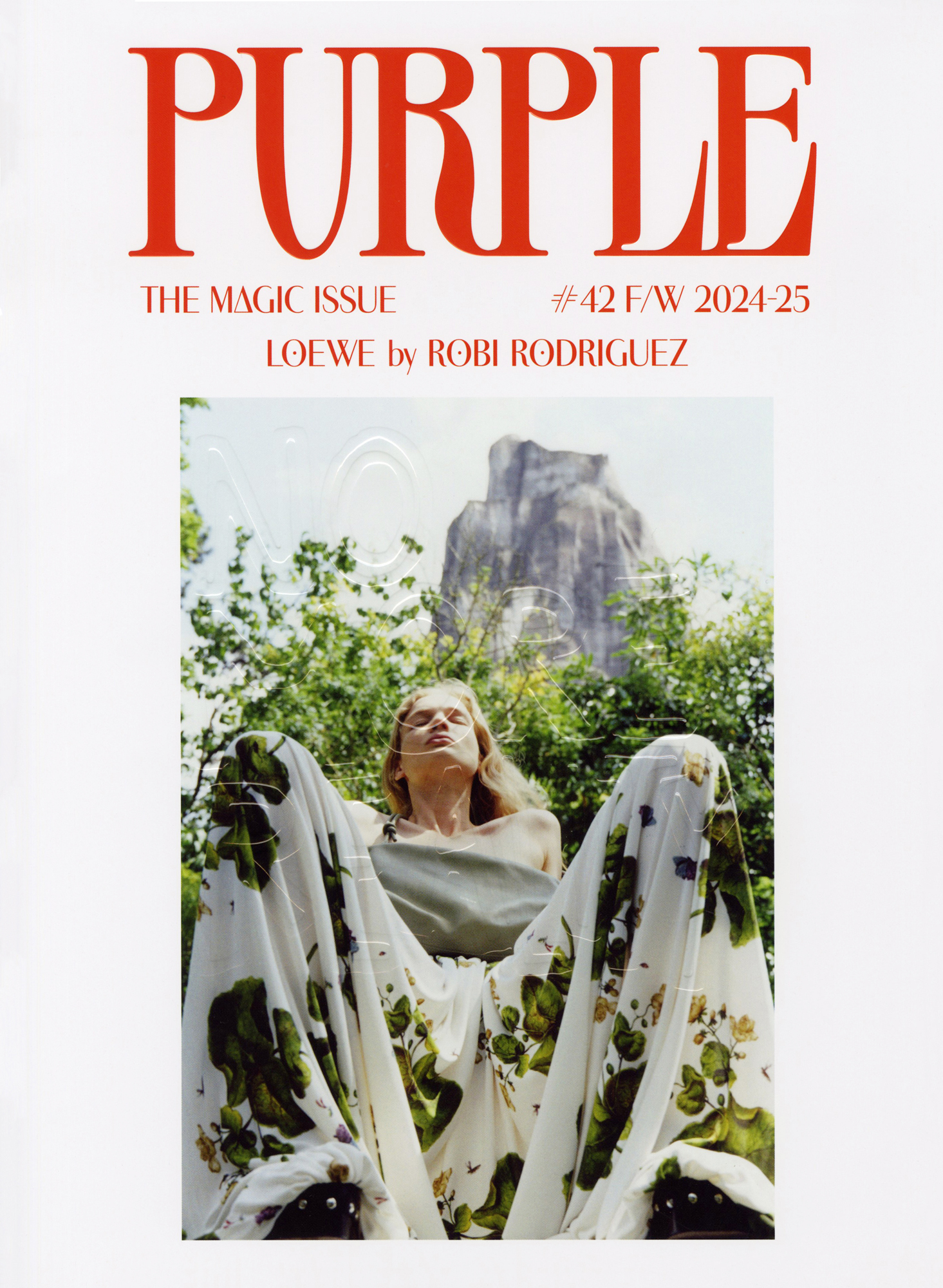 cover #12 loewe f/w 2024-25 - purple MAGAZINE