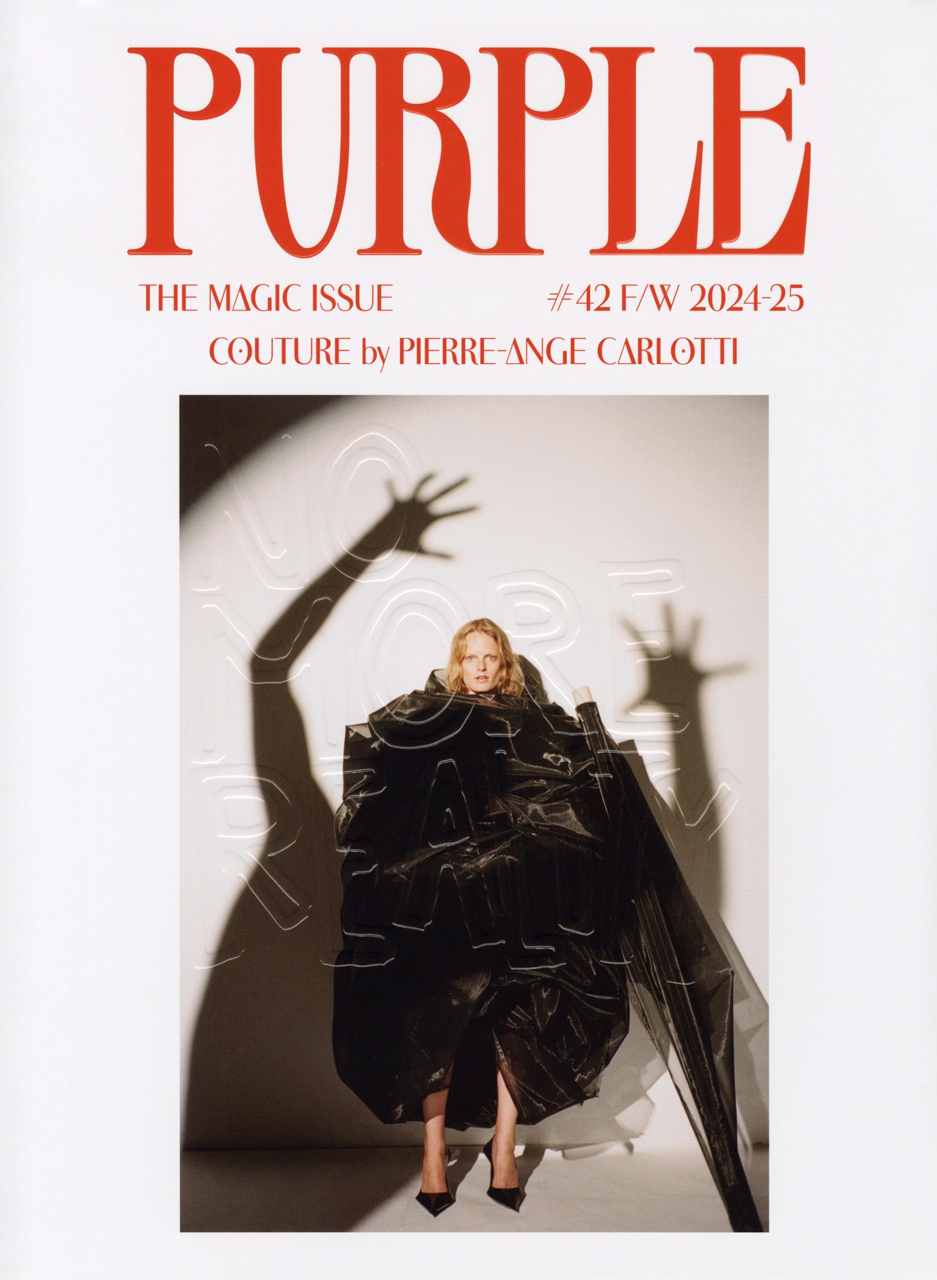 cover #2 hanne gaby odiele in couture f/w 2024-25 - purple MAGAZINE