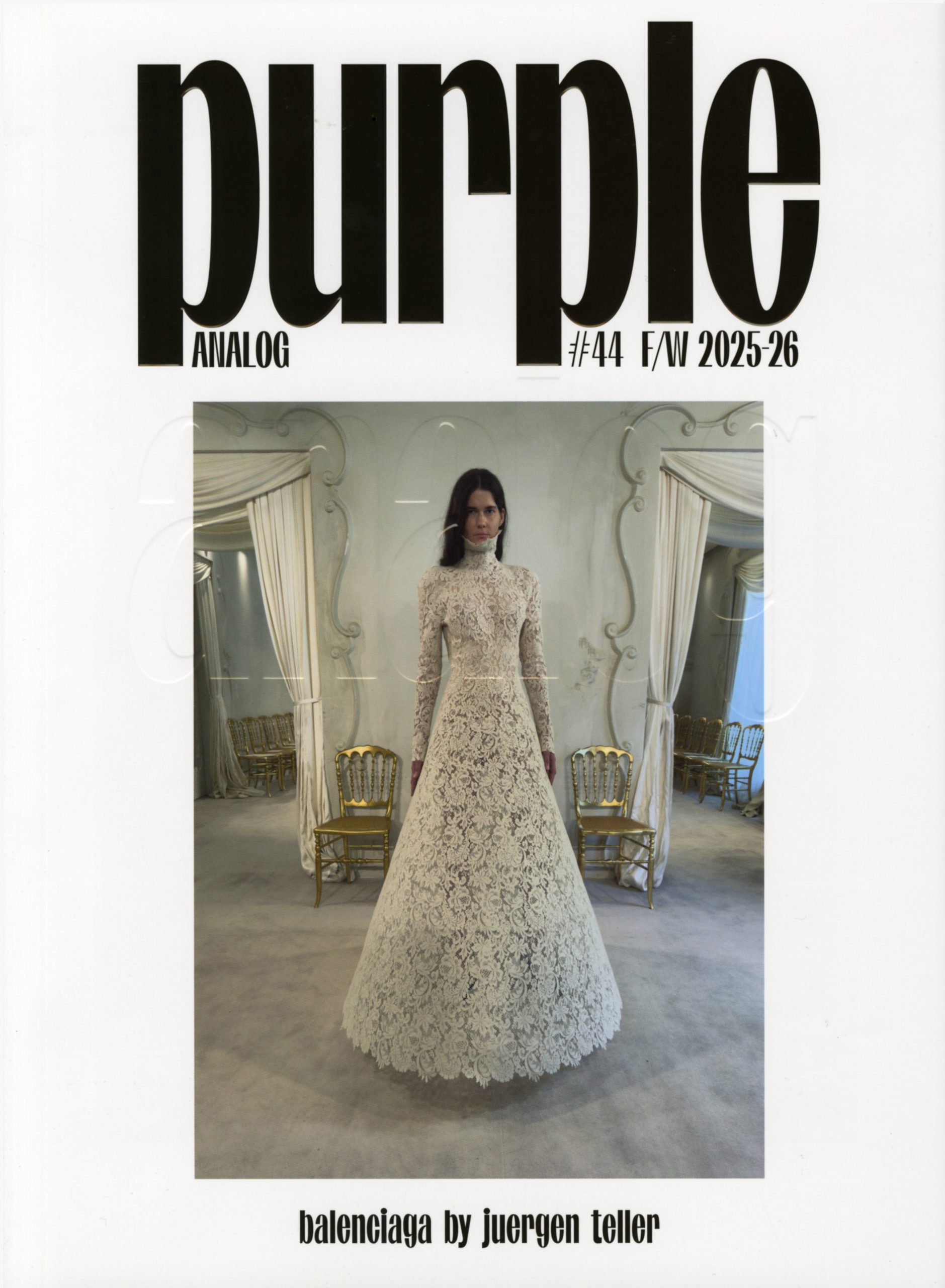 cover #3 balenciaga 54th couture collection - purple MAGAZINE