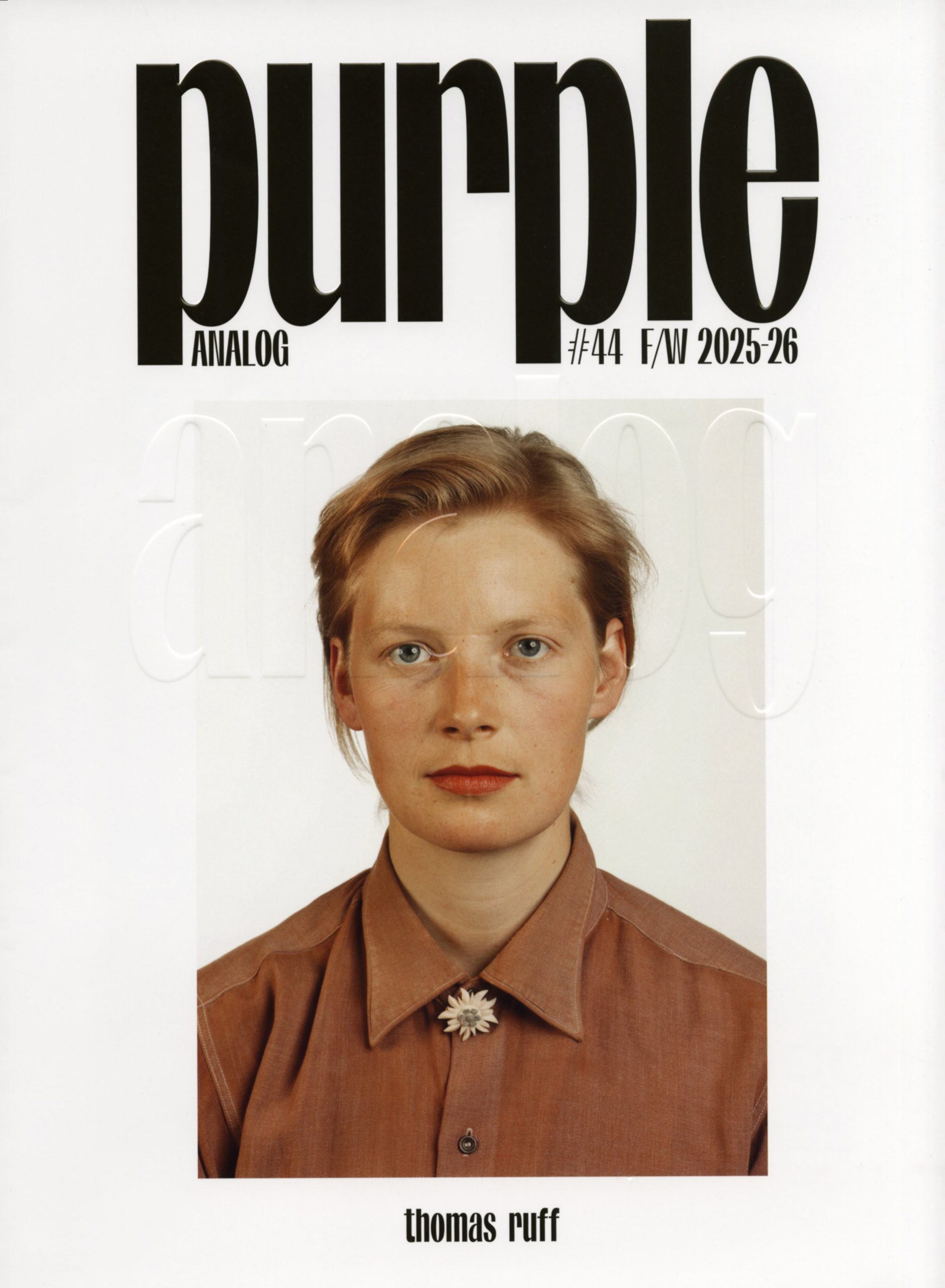 cover #12 thomas ruff - purple MAGAZINE