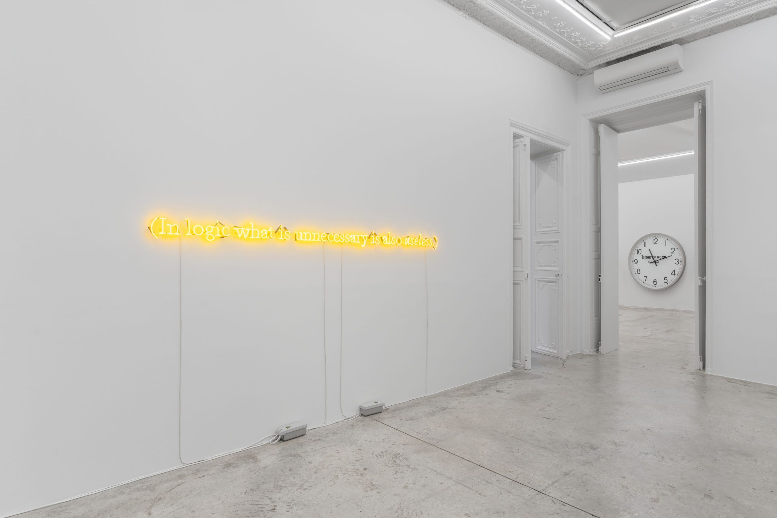“The Question” exhibition by Joseph Kosuth at Almine Rech in Paris ...