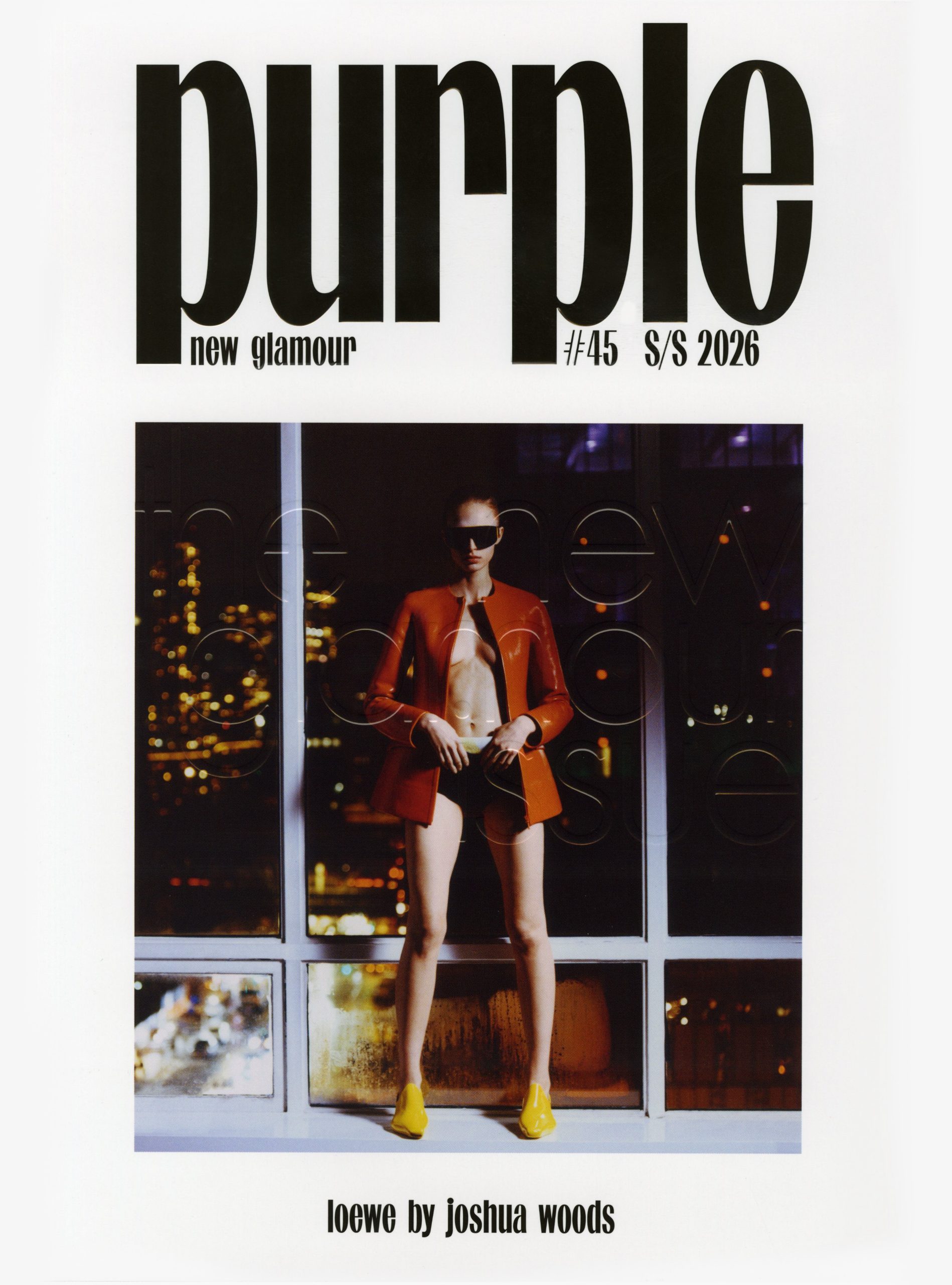 cover #9 loewe s/s 2026 - purple MAGAZINE